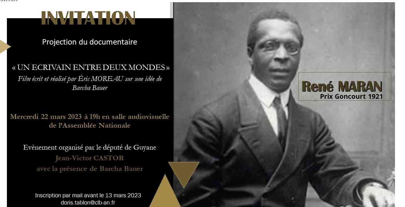 RENE MARAN : UN ECRIVAIN ENTRE 2 MONDES - DOCUMENTAIRE ERIC MOREAU ...